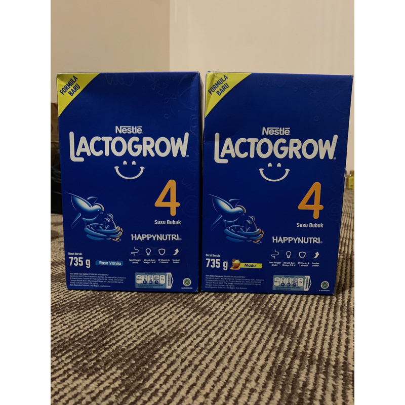 Jual LACTOGROW 4 VANILA 735G || LACTOGROW 4 MADU 735G|| LACTOGROW ...