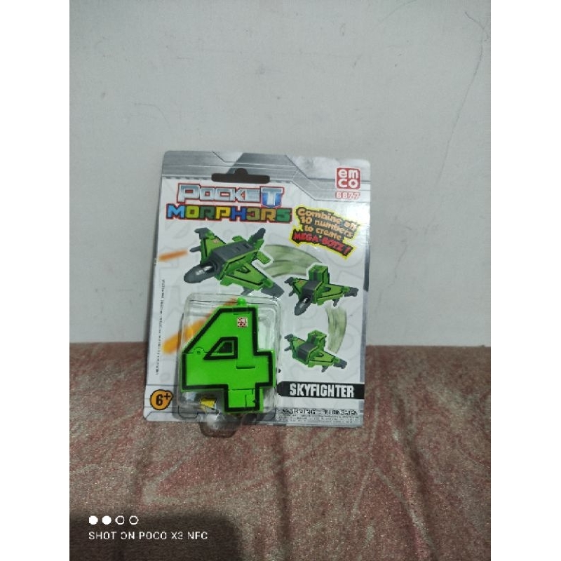 Jual EMCO MEGA BOTZ POCKET MORPHERS - Number 4 / Angka 4 | Shopee Indonesia