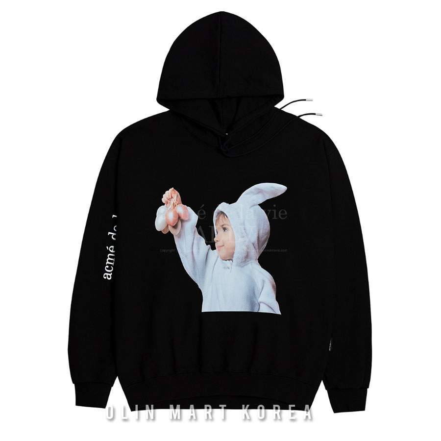 Jual ADLV HOODIE - BABY FACE BLACK RABBIT | Shopee Indonesia