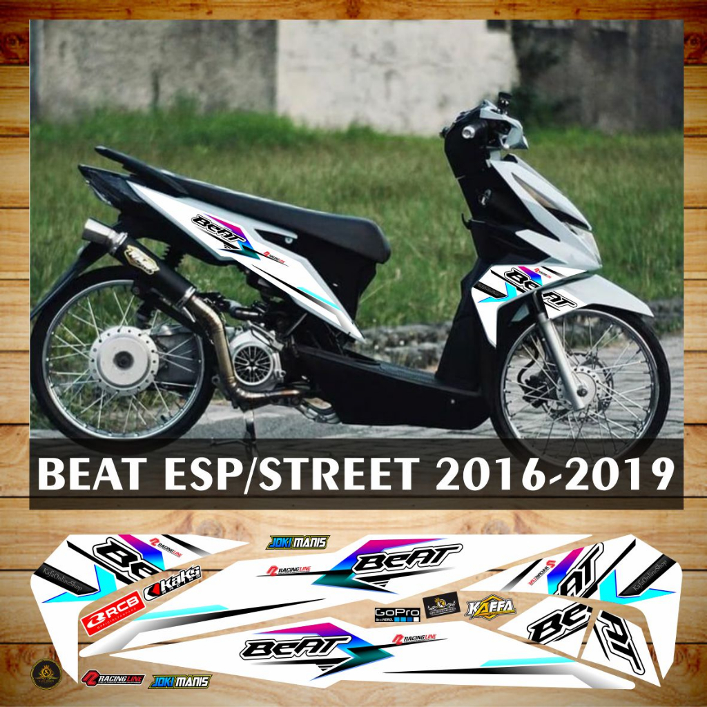 Jual Stiker Variasi Beat Esp/Street New Fi Striping Custom Decal List ...