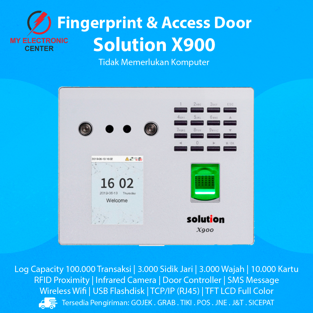 Jual Fingerprint Solution X900 Mesin Absensi Sidik Jari Kantor Bank | Shopee Indonesia