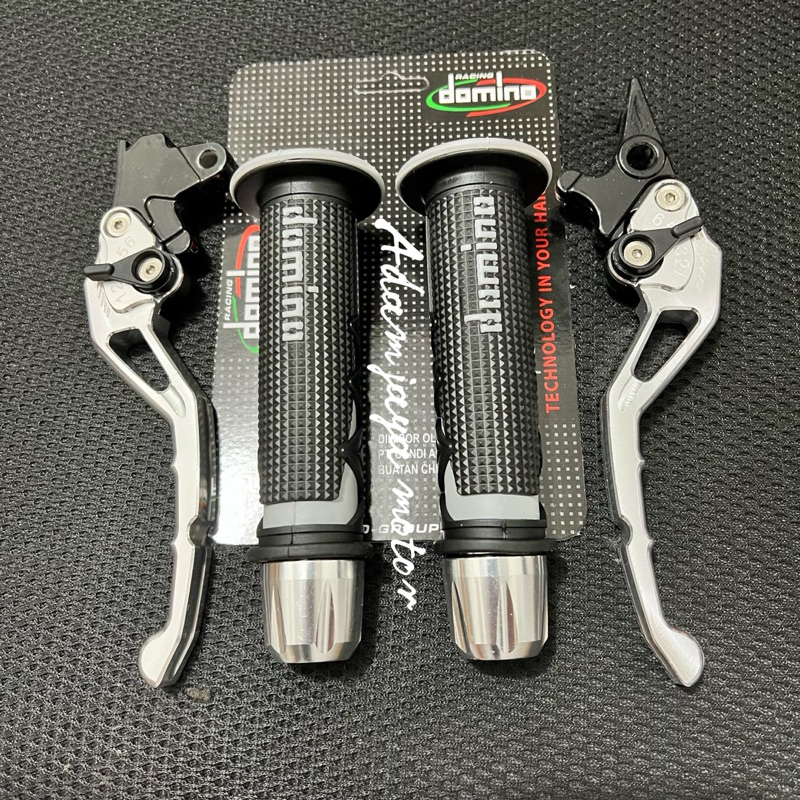 Jual Paket 3in1 Handgrip Shark + Jalu stang cnc + Handle stelan cnc ...