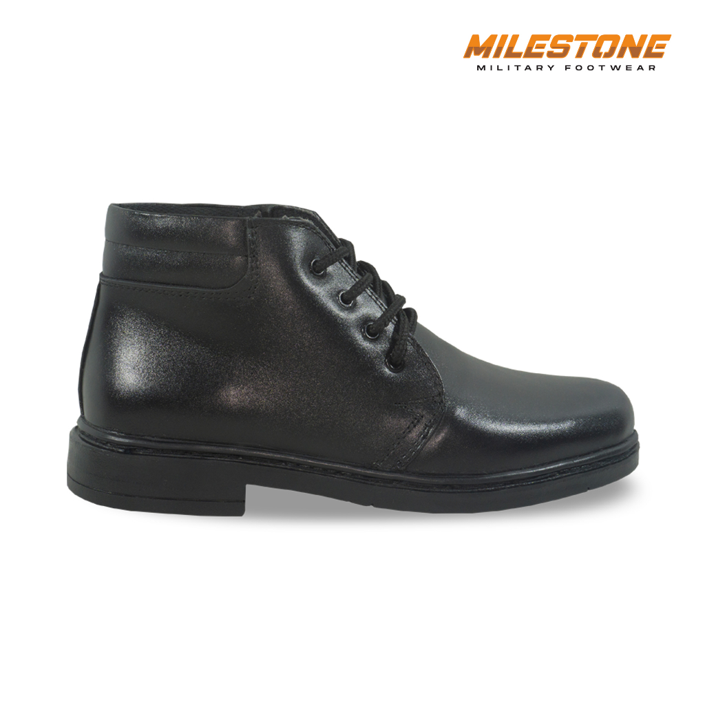 Jual Sepatu Kulit Pria MILESTONE Kulit Asli Pantofel Kantor Dinas ...