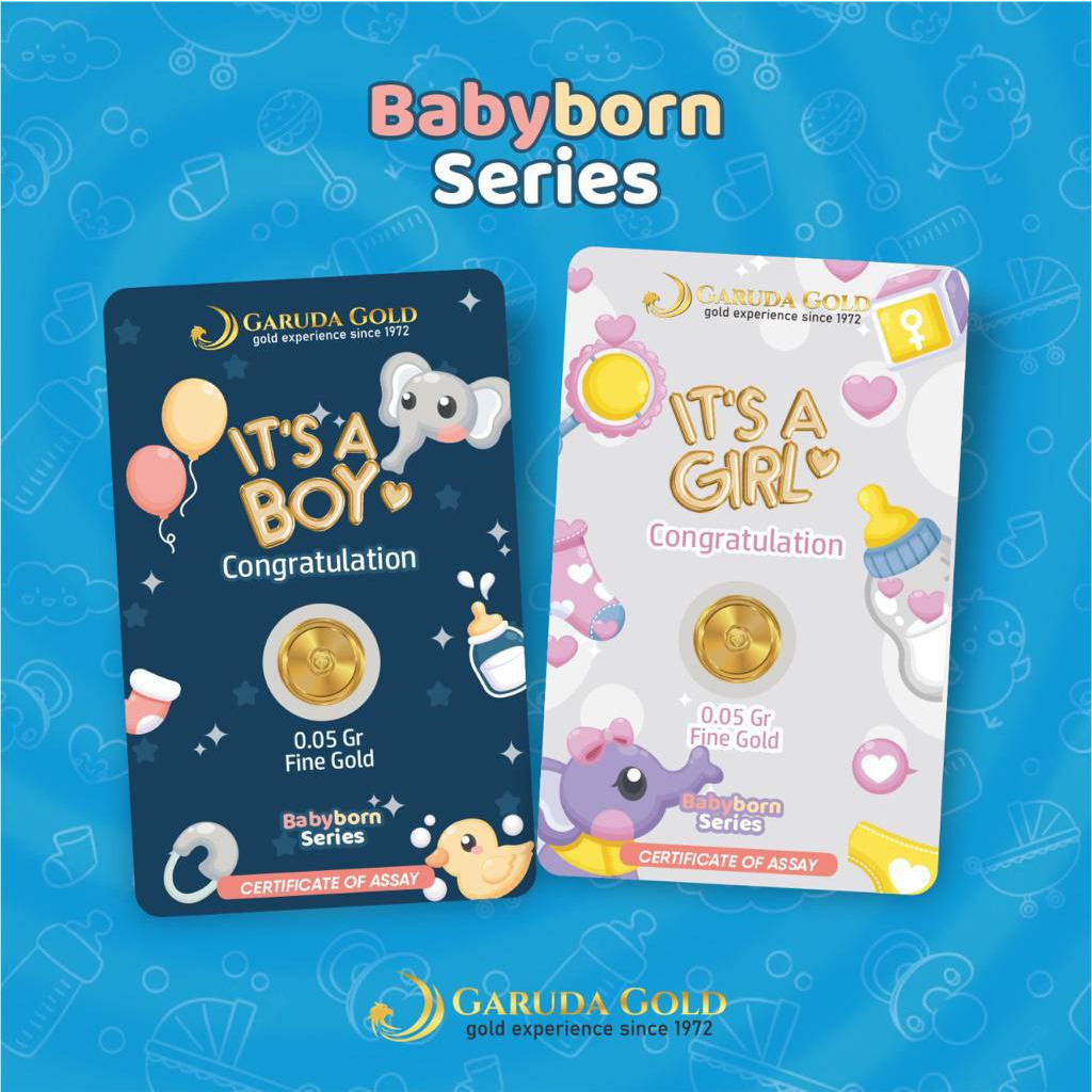 Jual 0.1gr Garuda Gold Gift Series Baby Born Emas Murni 24k ...