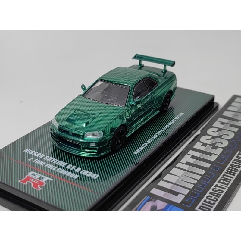 Jual MiniScale 1:64 Inno64 Nissan Skyline GTR R34 Z-Tune Full Carbon ...