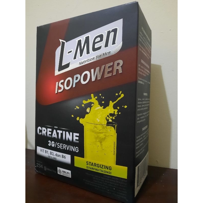 Jual L-men Isopower with Creatine & Vit B 30 sachet | Shopee Indonesia