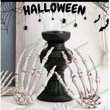 Jual Dekorasi aksesoris Halloween tulang jari 2pcs 1 pasang tangan ...