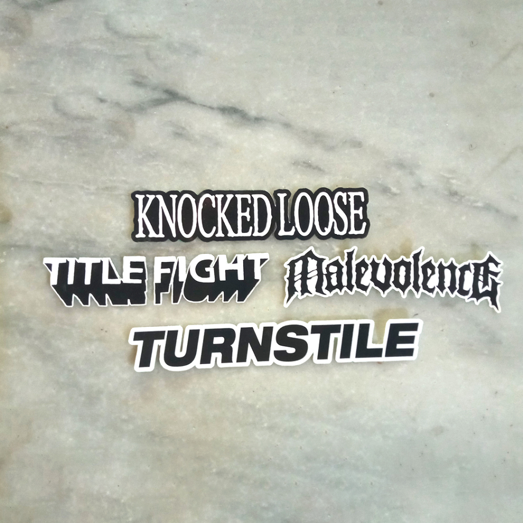 Jual Sticker Pack Band Hardcore - Knocked Loose | Title Fight ...