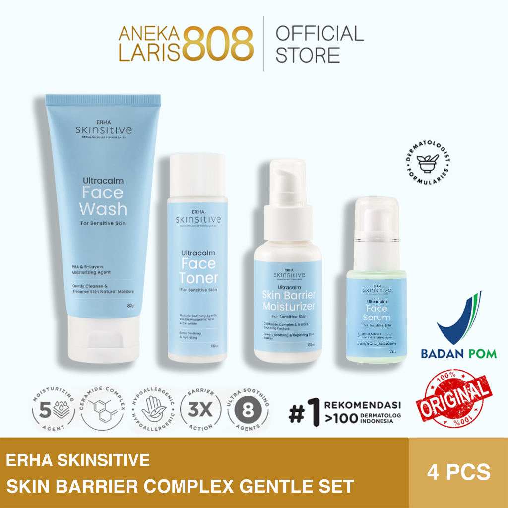 Jual ERHA Skinsitive Skin Barrier Complex - Skincare Wajah Sensitive ...