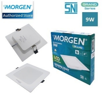 Jual Morgen grand lampu Downlight panel led slim KOTAK inbow ( 9W 4 in ...