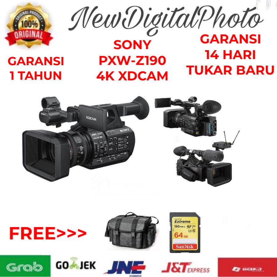 Jual Sony PXW Z190 4K XDCAM / Z190 / PXW-Z190 Camcorder Garansi Resmi ...