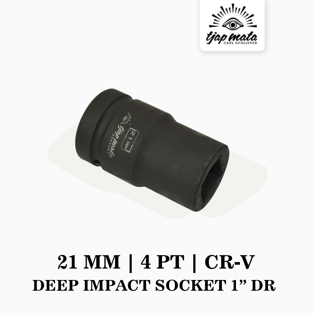 Jual TJAP MATA / CAP MATA Deep Impact Socket 1” DR 21 MM (4 PT) CR - V ...