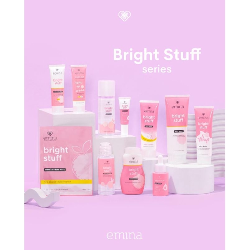 Jual emina bright stuff paket wajah brightening | Shopee Indonesia