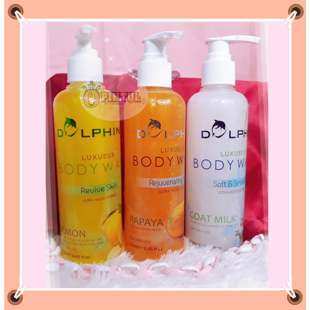 Jual DOLPHIN Body wash 250ml // Sabun Mandi Viral // Showercream ...