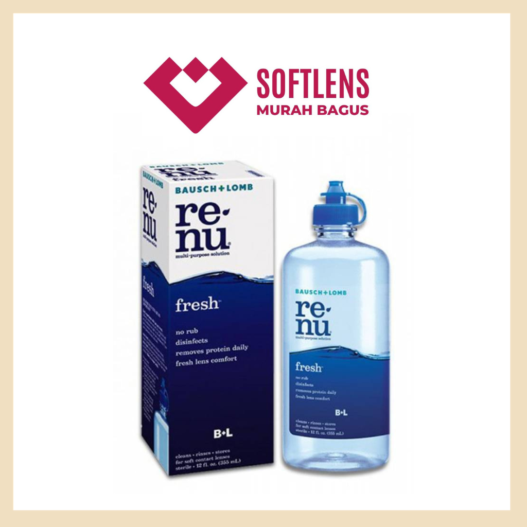 Jual Jual cairan softlens RENU FRESH 355 ML / Cairan softlens Bausch n ...