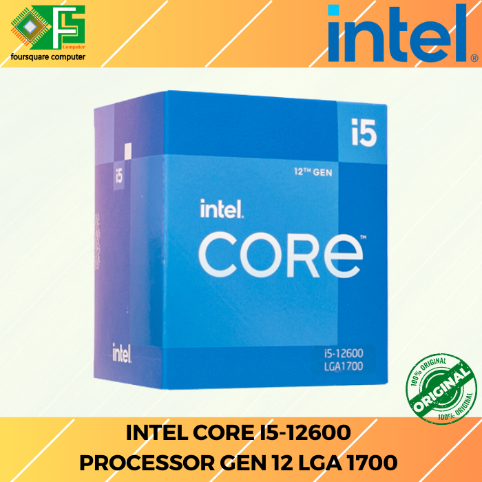 Jual Processor Intel Core i5 12600 Box 6 Core 12 Threads Resmi | Shopee ...