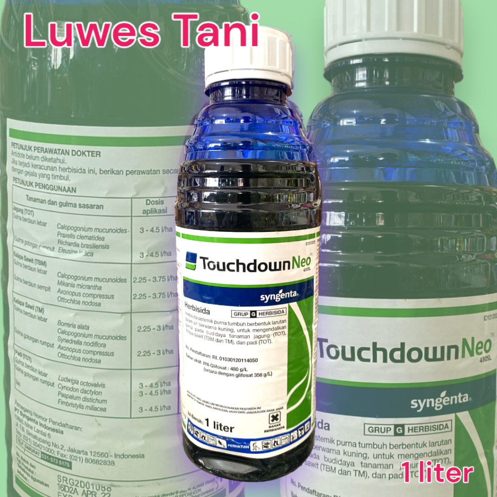 Jual Herbisida TOUCHDOWN NEO 480SL sistemik isi 1L | Shopee Indonesia