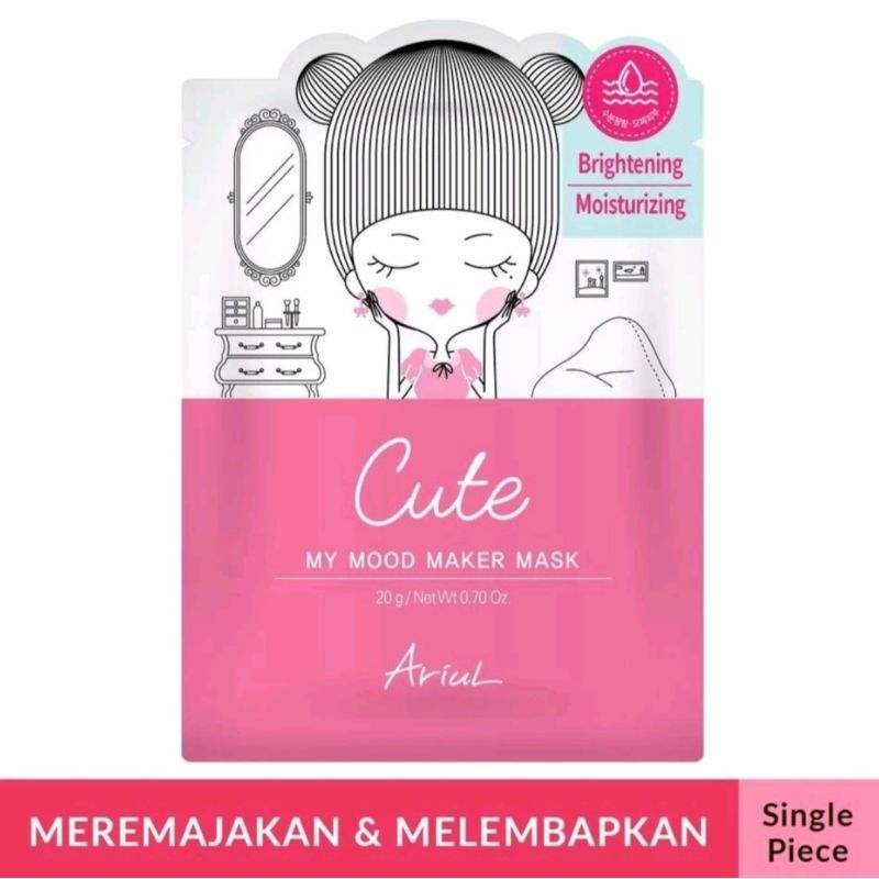 Jual ARIUL My Mood Maker Mask - CUTE | Shopee Indonesia