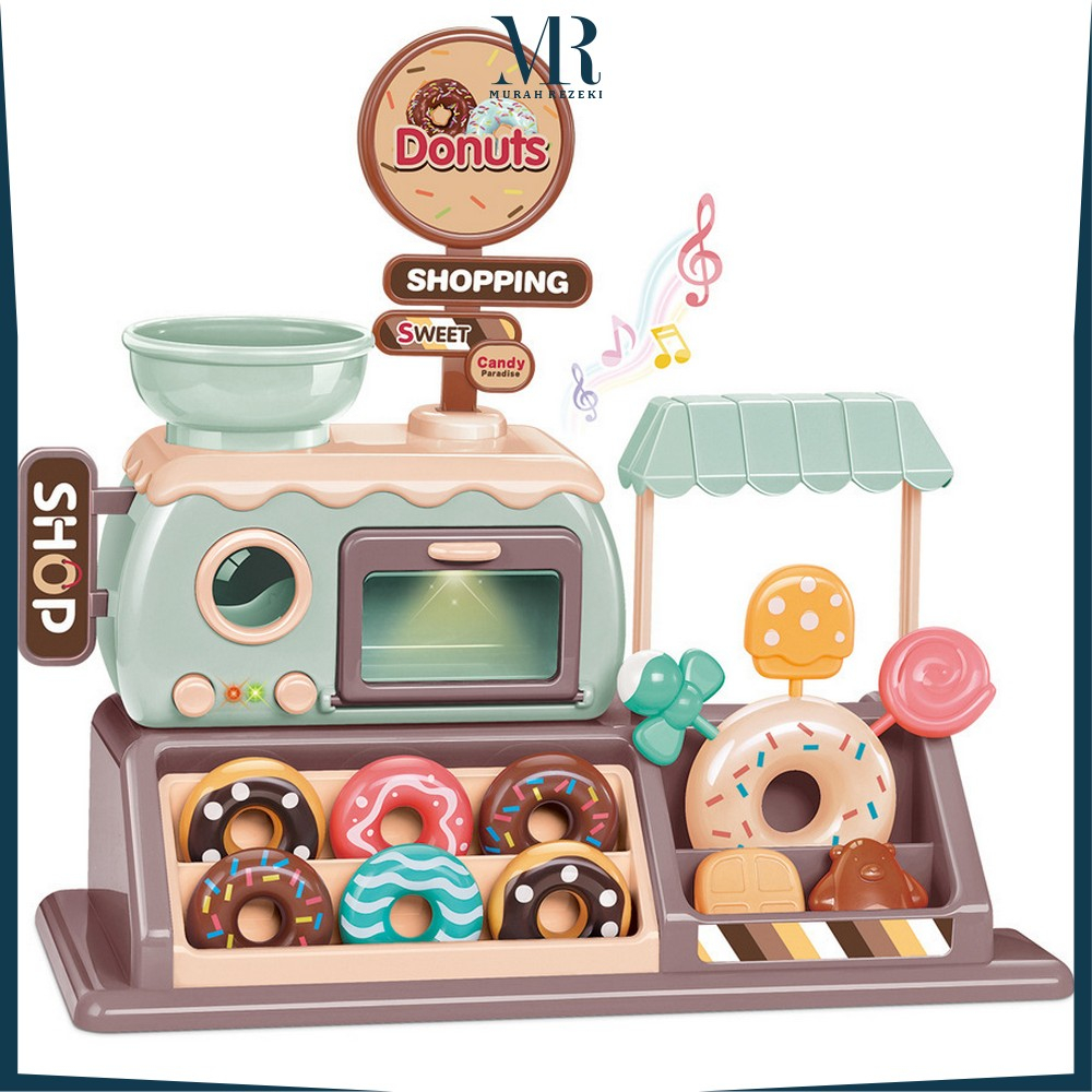 Jual Mainan Edukasi Anak Toko Donat 999-82 / Mainan Kasir Shopping ...