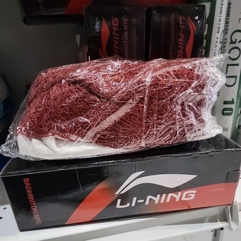 Jual Net Badminton jaring lapangan bulu tangkis Lining import | Shopee ...