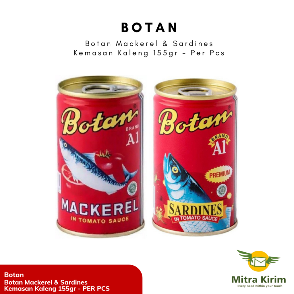 Jual Botan Mackerel dan Sardines 155 Gram | Shopee Indonesia