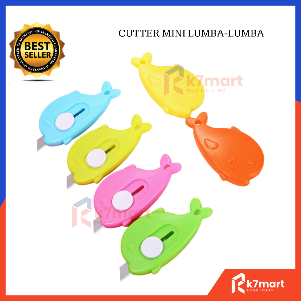 Jual K7MART PISAU CUTTER MINI KARAKTER / PISAU KATER PACKING UNBOXING ...