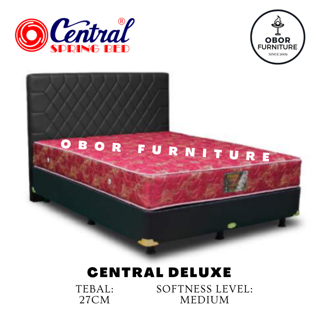 Jual [HANYA KASUR] Central Springbed Deluxe Tebal 27cm ukuran 90 120 ...