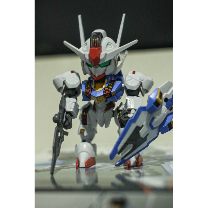 Jual SUDAH RAKIT GUNDAM SD EX STANDARD AERIAL BANDAI ORIGINAL | Shopee ...