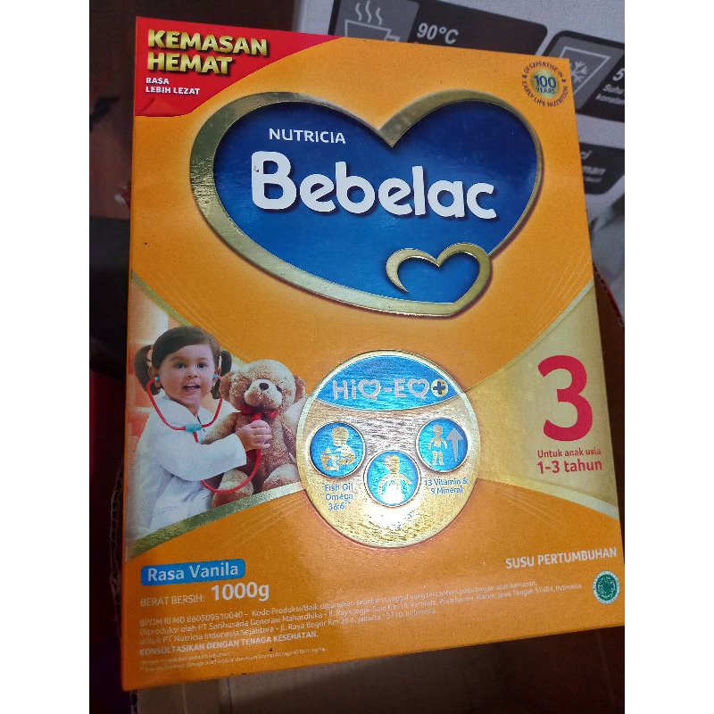Jual BEBELAC 4 VANILA / BOX DUS SUSU FORMULA 400gr, 1000gr, 1800gr ...