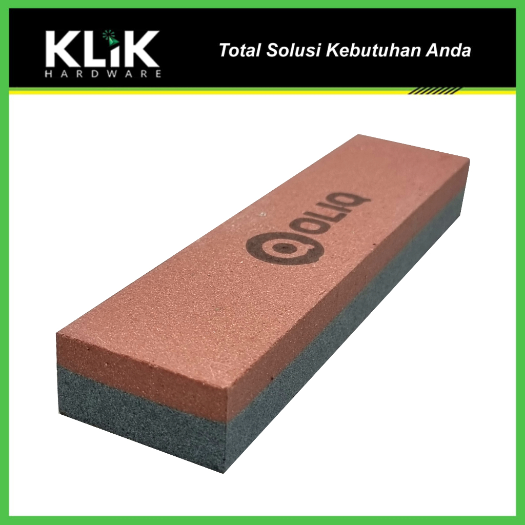 Jual OLiQ Batu Asah 8 Inch Sharpening Stone Amril Pisau Gunting Golok ...