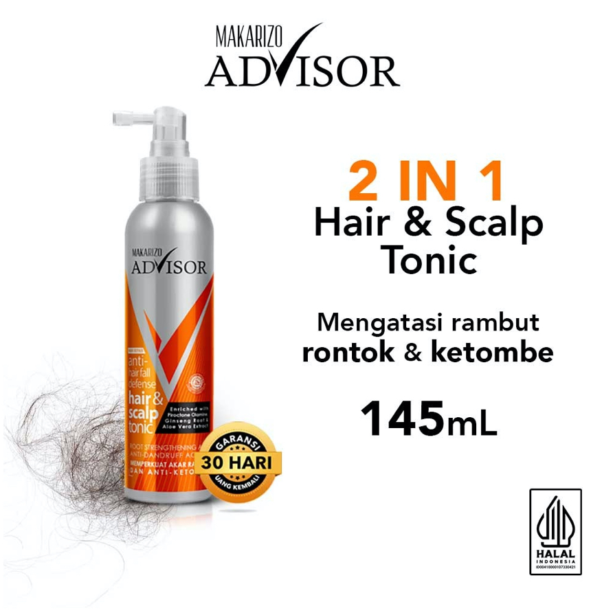 Jual Makarizo Advisor Hair & Scalp Tonic SEMUA UKURAN / Perawatan ...