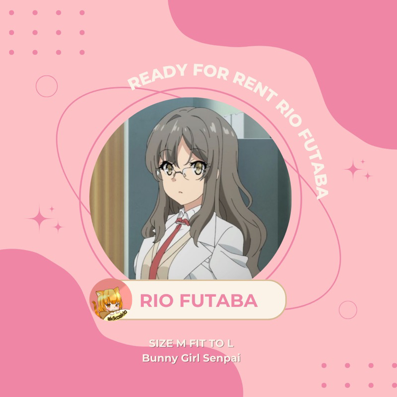 Jual [READY FOR RENT] Rio Futaba from Bunny Girl Senpai Costume Cosplay ...