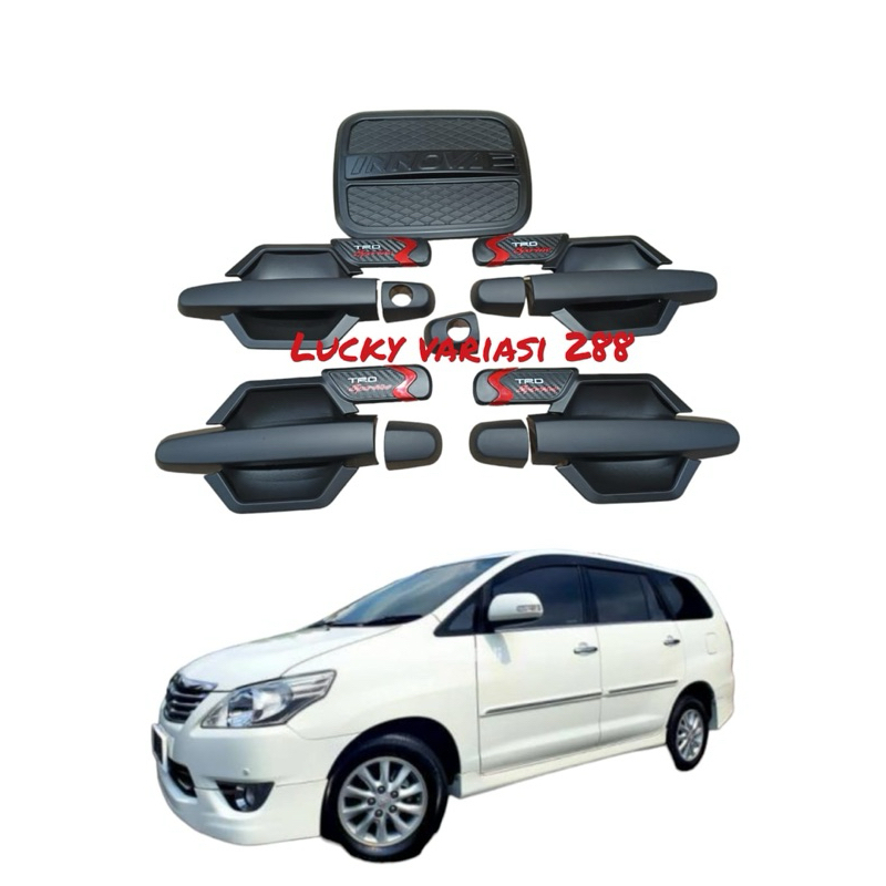 Jual Paket cover Handle Outer Tank cover Innova 2004-2015 Model TRD ...