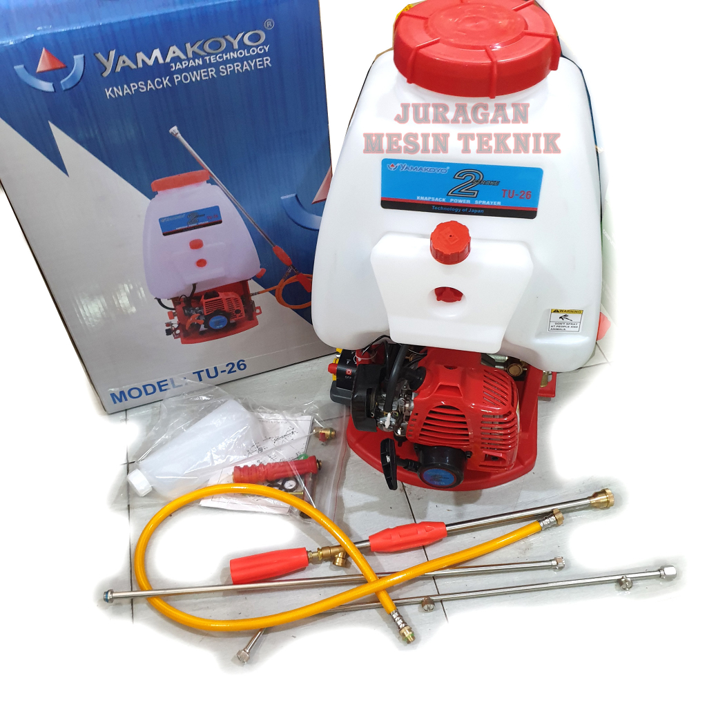 Jual Mesin Semprot Hama Pertanian 2 Tak Yamakoyo 20 Liter Tipe TU-26 Japan Technology | Shopee ...