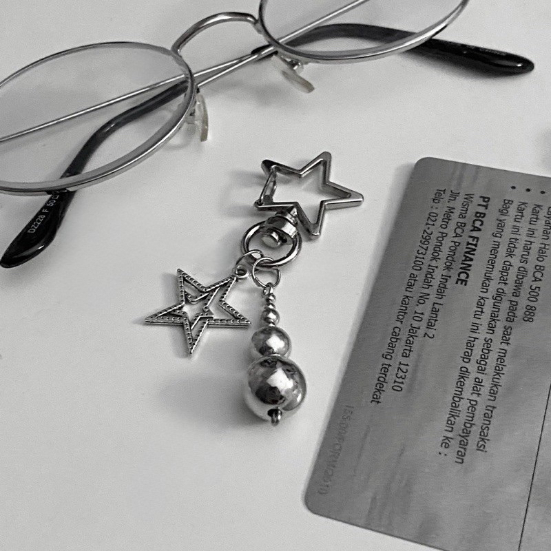 Jual SHARON star clip keyring | keychain y2k aesthetic korea | Shopee ...