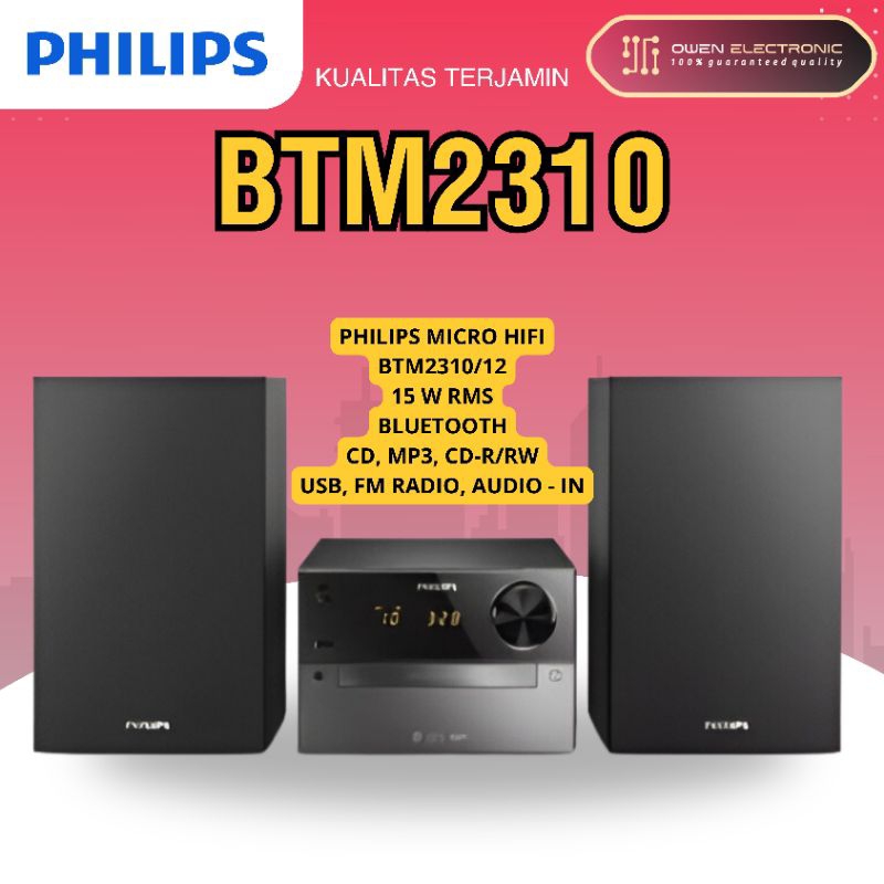 Jual PHILIPS BTM2310/BTM2310/12 micro hifi speaker | Shopee Indonesia