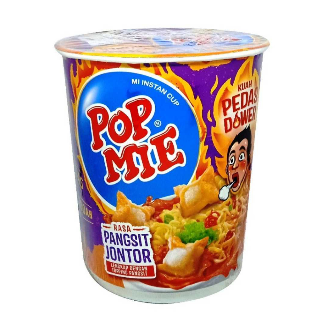 Jual Pop Mie Mi Instan Pedes Dower Pangsit Jontor 75g | Shopee Indonesia