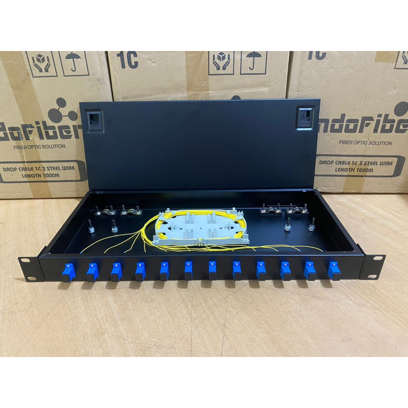 Jual OTB 12 core SC lengkap pigtail / OTB 12 port SC lengkap pigtail ...