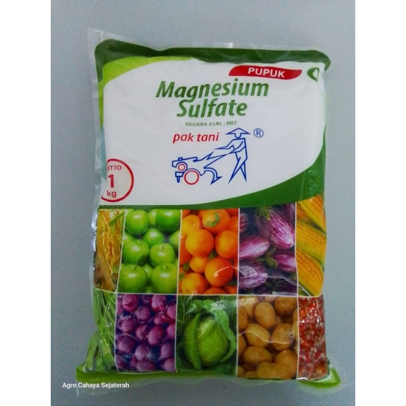 Jual Magnesium sulfat Pak Tani Pupuk Sulfate MgSO4 Garam Inggris 1kg ...