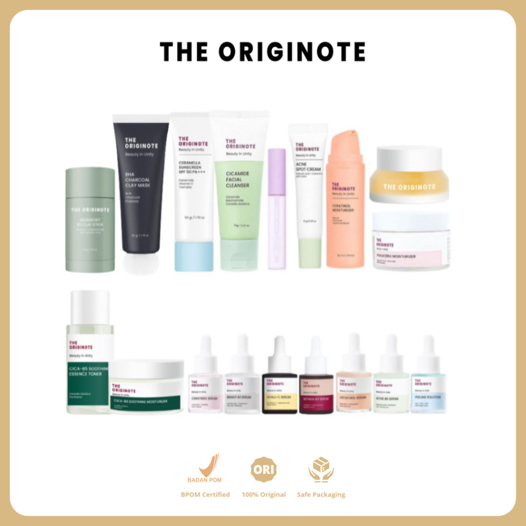 Jual THE ORIGINOTE SERUM / SUNSCREEN / MOIST / SPOT / CLEANSER | Shopee ...