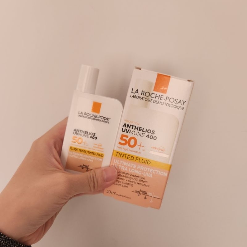 Jual La Roche Posay LRP Anthelios Tinted Fluid UVMUNE400 SPF 50 50 ...