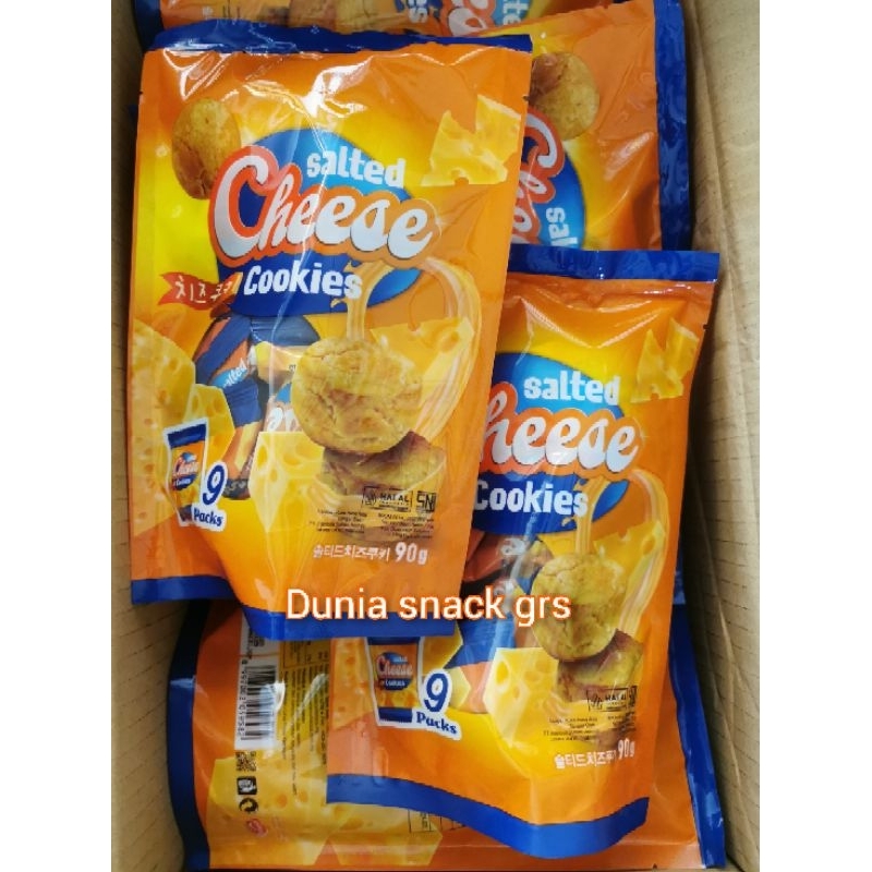 Jual Naraya salted Cheese cookies 700gr 90gr kukis rasa keju | Shopee ...