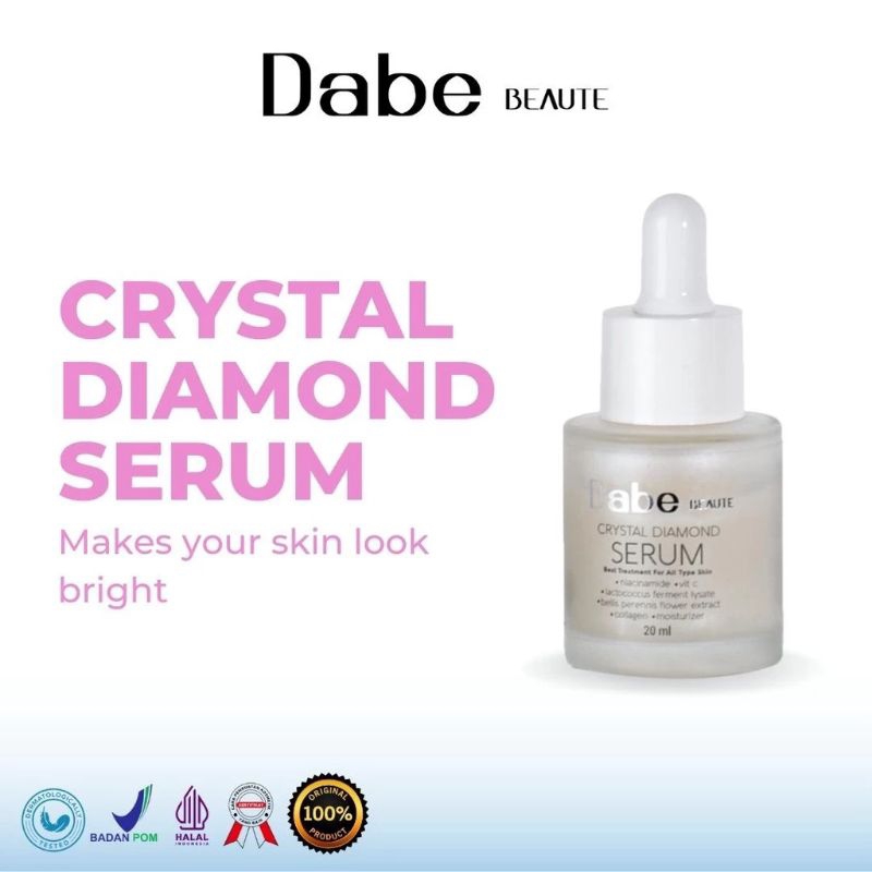 Jual DABE BEAUTE Crystal Diamond Serum 20 ml Serum Glowing | Shopee ...