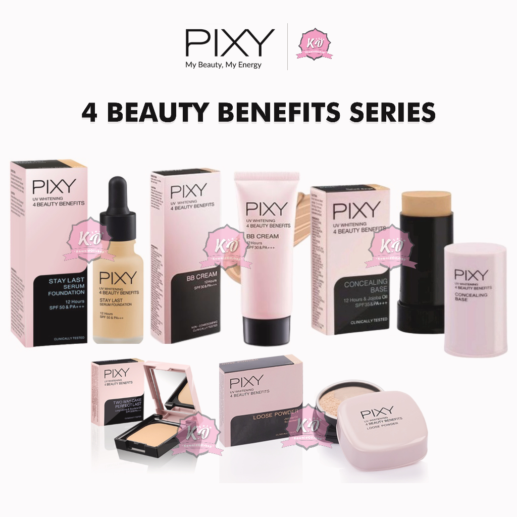 Jual Pixy Concealing Base 4 Beauty Benefits/Loose Powder/BB Cream/TWC ...