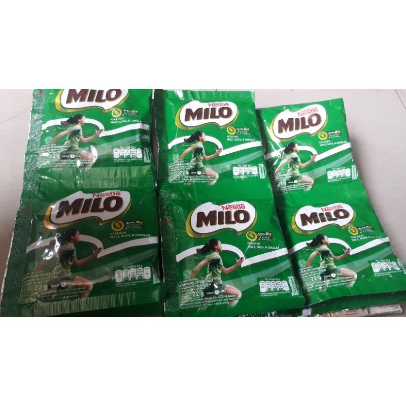 Jual 7 SACHET MILO 22 GRAM SUSU BUBUK | Shopee Indonesia