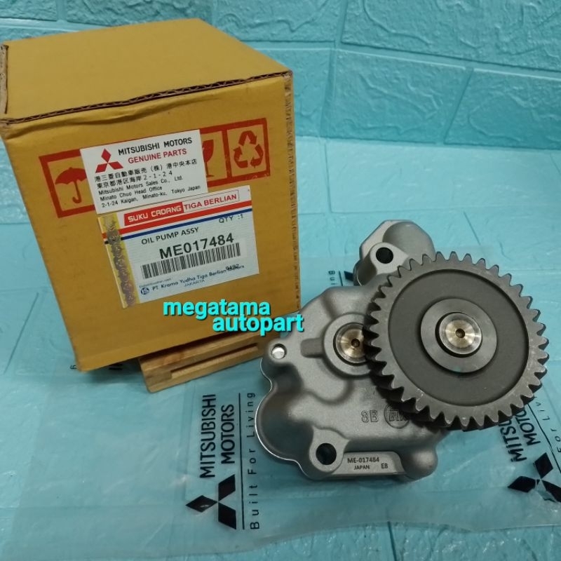 Jual POMPA OLI OIL PUMP MITSUBISHI CANTER PS125 PS 125 ME017484 ASLI ...