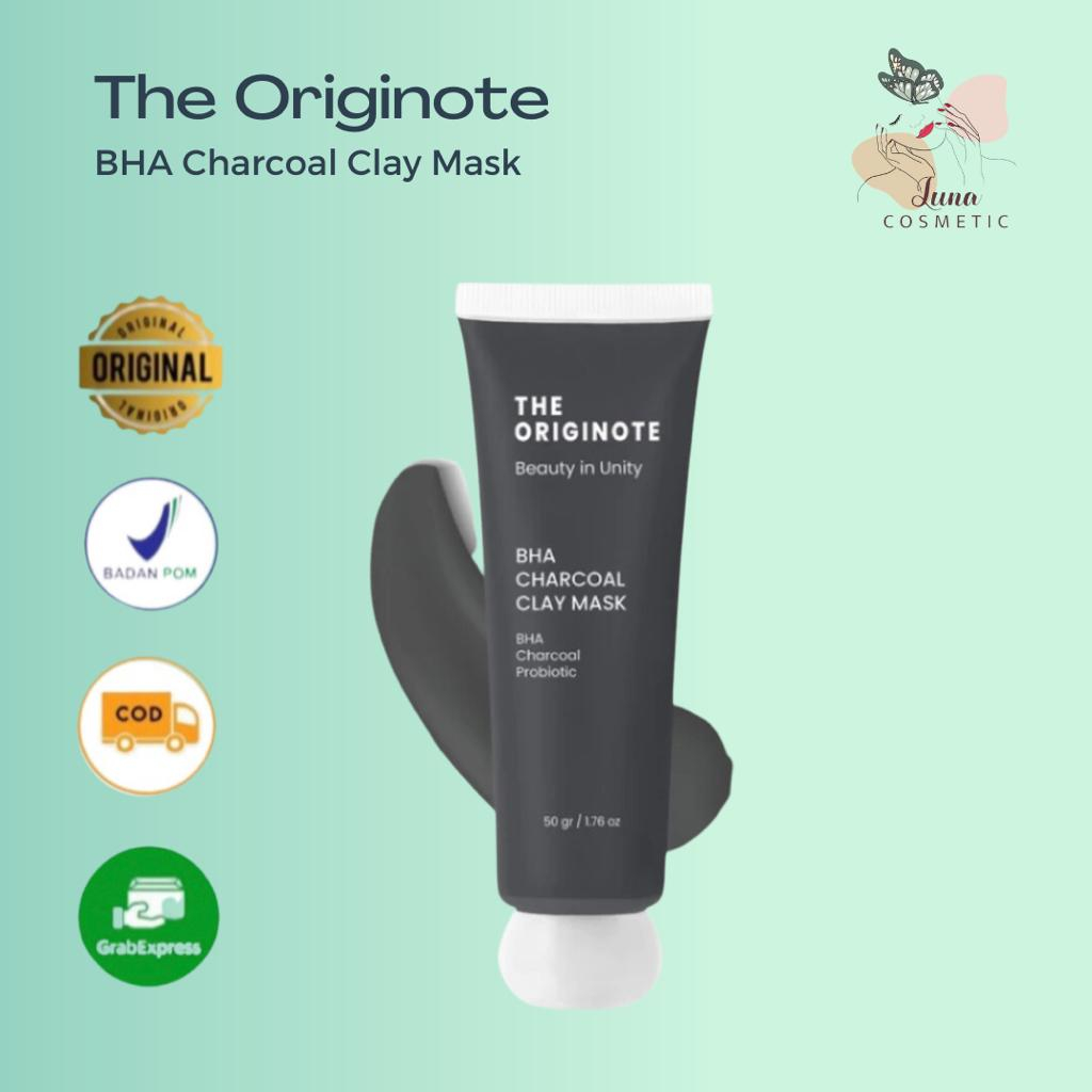 Jual The Originote BHA Charcoal Clay Mask - Masker Wajah Mud Mask ...