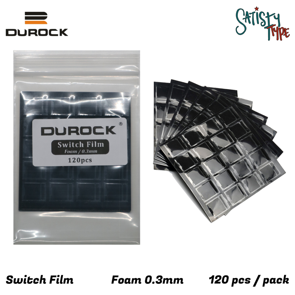 Jual Durock Switch Film PU Foam 0.3mm (Black, 120pcs/pack) | Shopee Indonesia