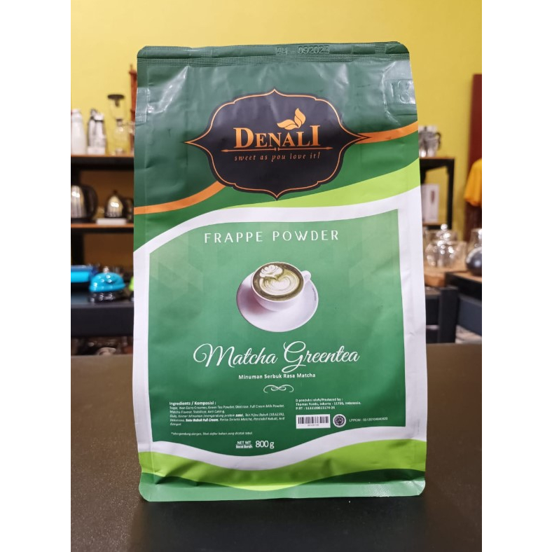 Jual Powder Matcha Green tea 800 gr Denali Frappe Powder Bubuk Perasa ...