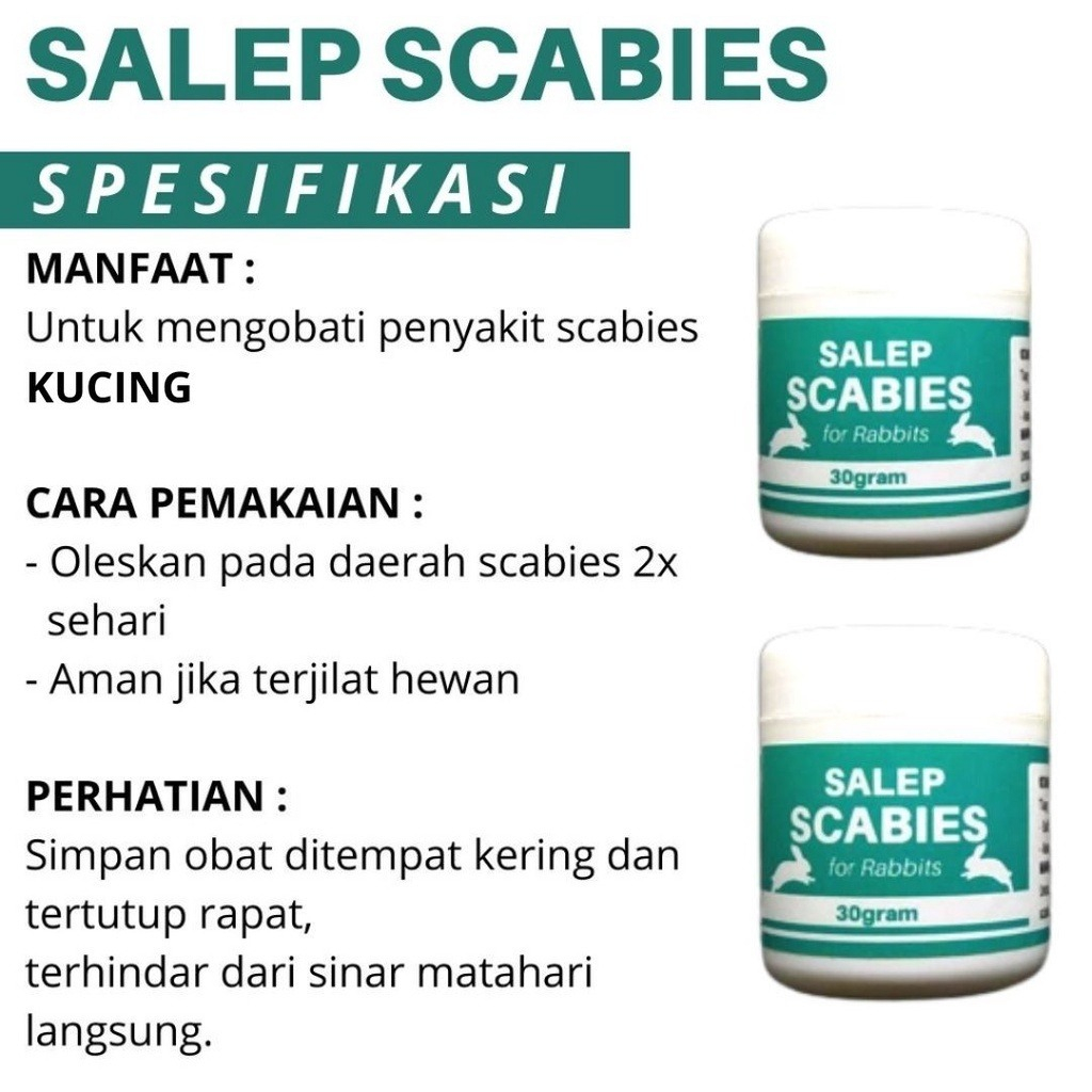 Jual SALEP SCABIES KELINCI 30 GR OBAT JAMUR KELINCI SALEP UNTUK MASALAH ...